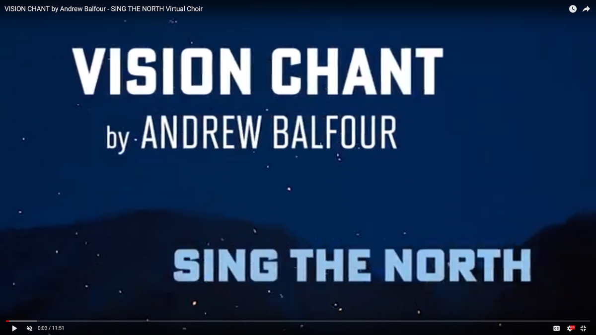 Video Premiere: VISION CHANT – SING THE NORTH